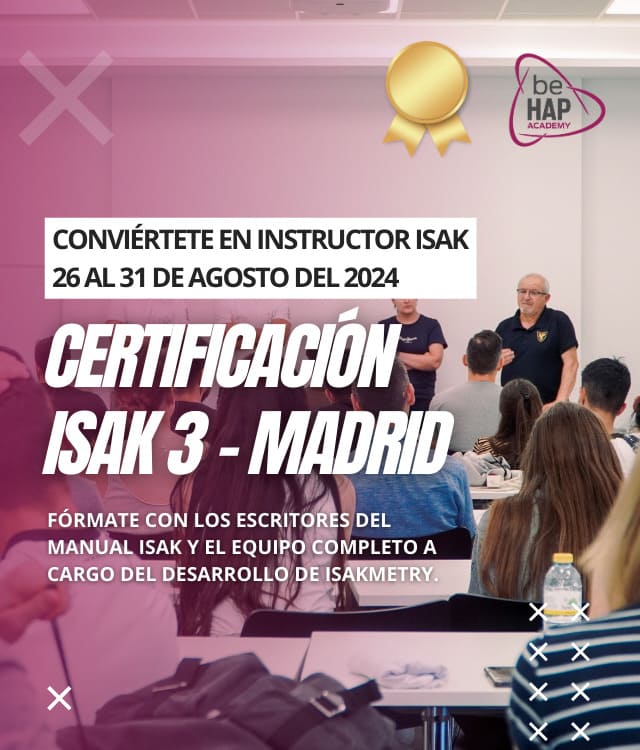 Inicio | beHAP Academy | Certificaciones Antroprometría - ISAK 1 y 2
